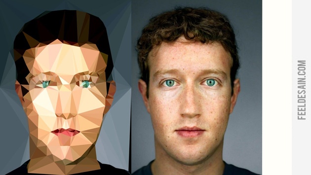Polygonal PORTRAITS | FEEL DESAIN – Feel Desain | your daily dose of ...