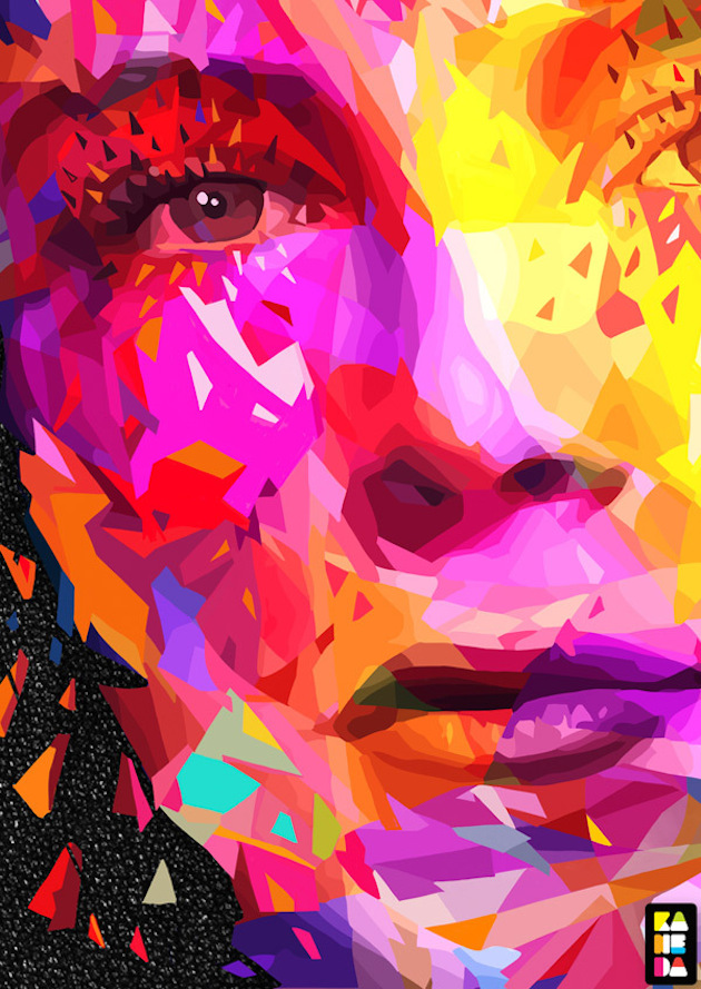 Colorful portraits | Alessandro Pautasso – Feel Desain | your daily ...