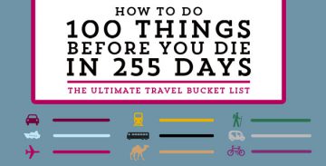 HOW TO DO 100 THINGS BEFORE YOU DIE in 255 days – Feel Desain | your ...