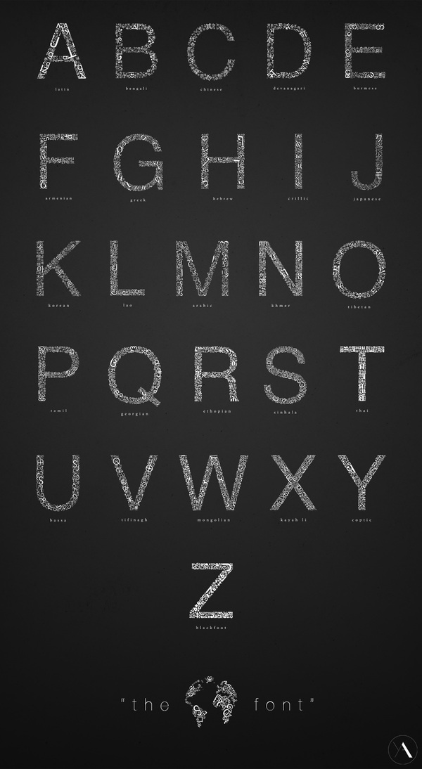 The World Font – Feel Desain | your daily dose of creativity