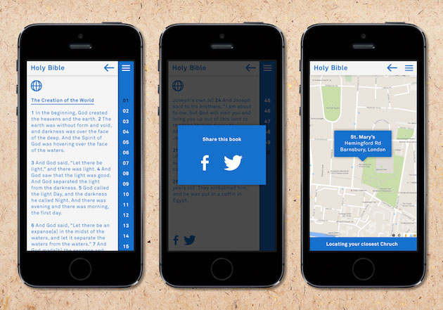 Design Studio Reimagines The Bible As An App – Feel Desain | your daily ...