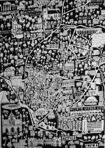 Intricate hand-drawn maps | Caroline Harper – Feel Desain | your daily ...