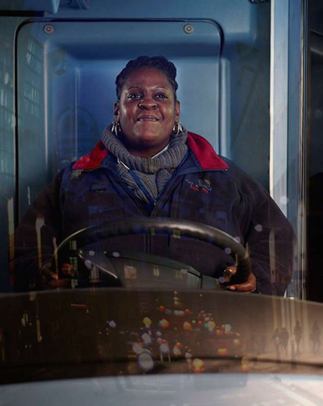 London’s bus drivers portraits | Joel Devlin – Feel Desain | your daily ...