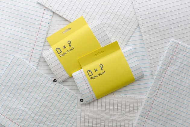 Paper Scarf | Little Factory – Feel Desain | your daily dose of creativity