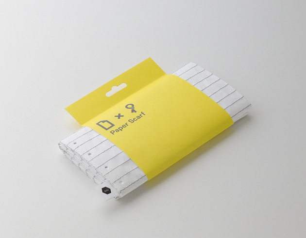 Paper Scarf | Little Factory – Feel Desain | your daily dose of creativity