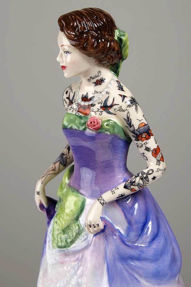 Tattooed Ceramic Figurines | Jessica Harrison – Feel Desain | your ...