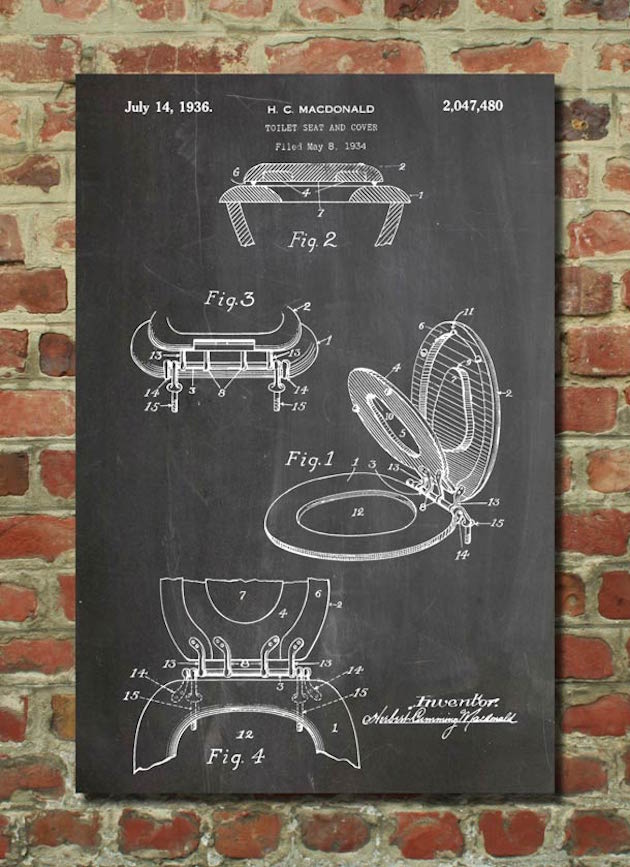 Posters of historical inventions | Patent Prints – Feel Desain | your ...
