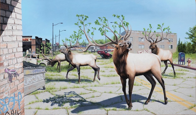 Animals painted in urban world | JOsh Keyes – Feel Desain | your daily ...