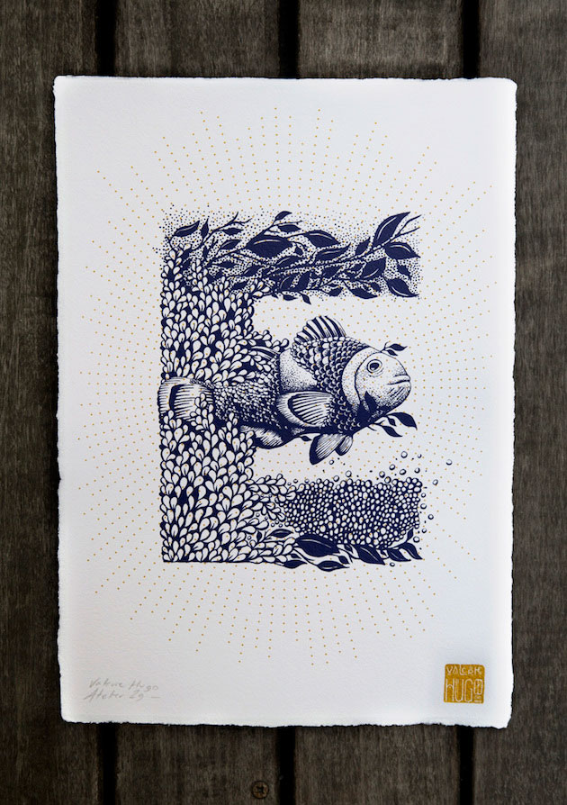 Illustrated Alphabet Valérie Hugo Feel Desain Your Daily Dose Of Creativity