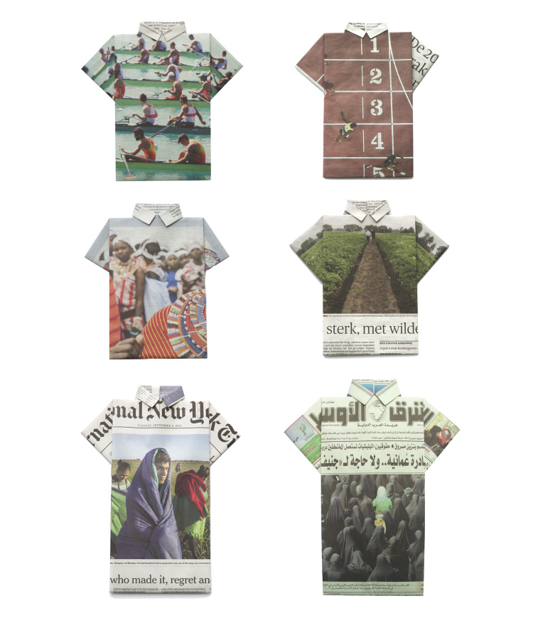 NEWSHIRT | Folding Shirts from Newspaper – Feel Desain | your daily ...