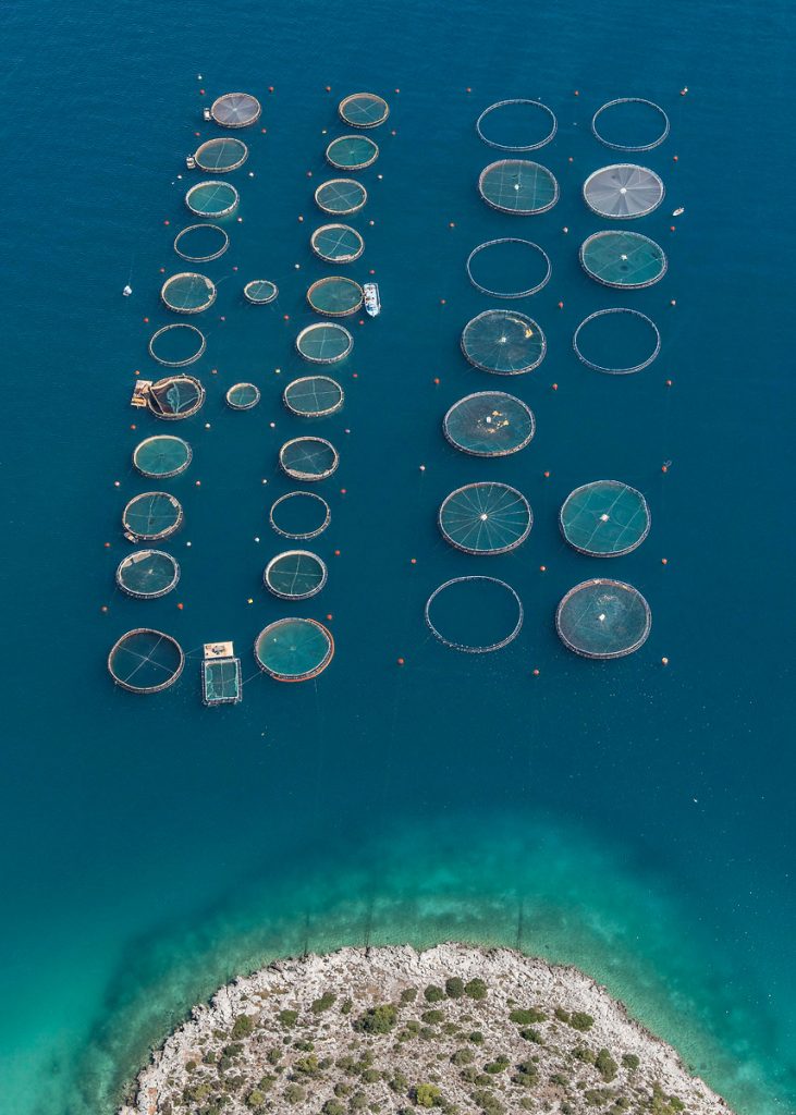Surreal Aerial Views of Fish Farms – Feel Desain | your daily dose of ...